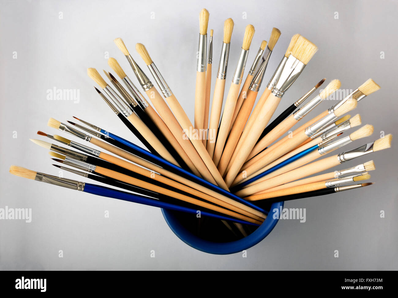 artists paint brushes Stock Photo - Alamy