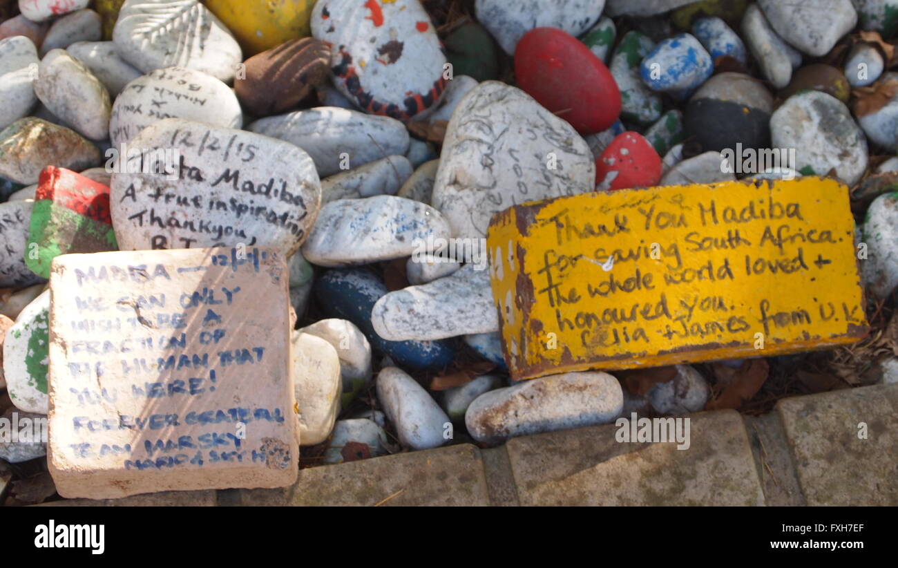 Lovely messages from people worldwide written on rocks outside of ...