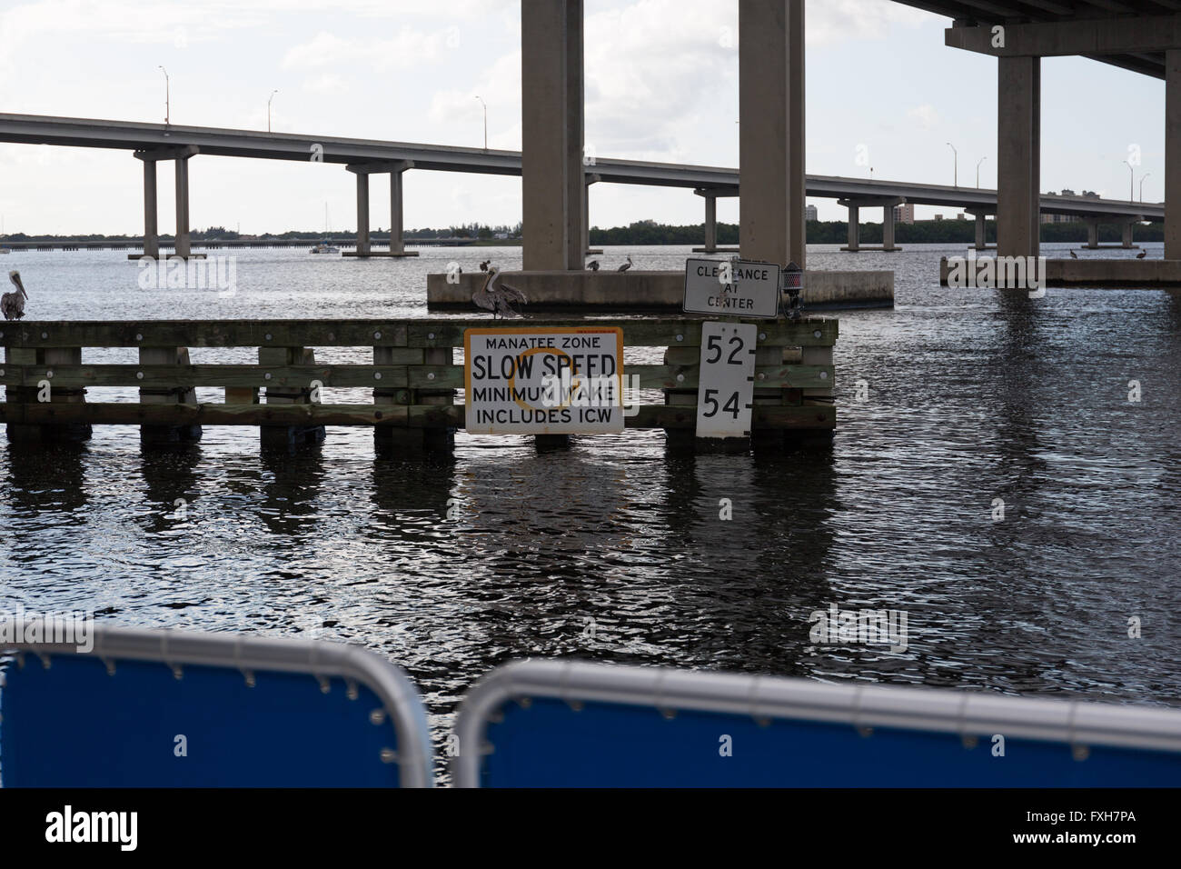 The Edison bridge, Caloosahatchee River Stock Photo - Alamy
