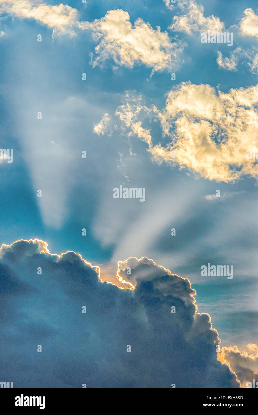Clouds and Sunlight Stock Photo - Alamy