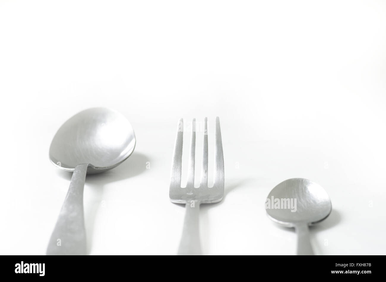 Spoon and fork hi-res stock photography and images - Alamy