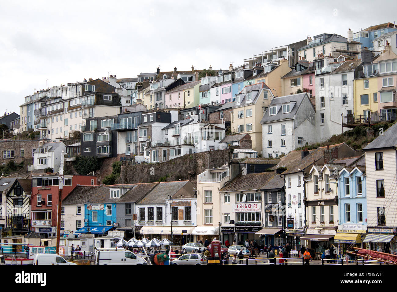 Brixham houses hi-res stock photography and images - Alamy