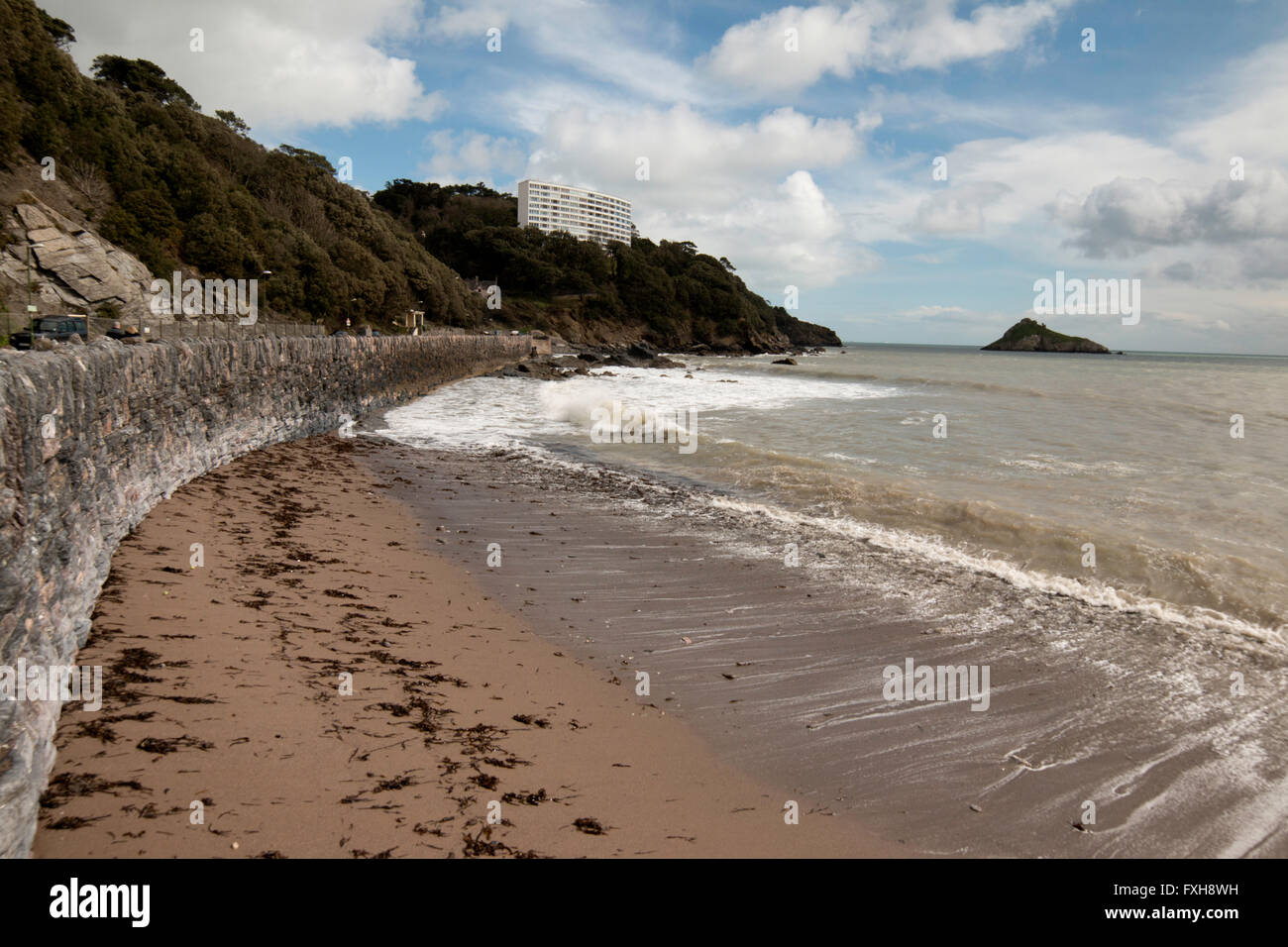Meadfoot beach, Torquay Stock Photo - Alamy