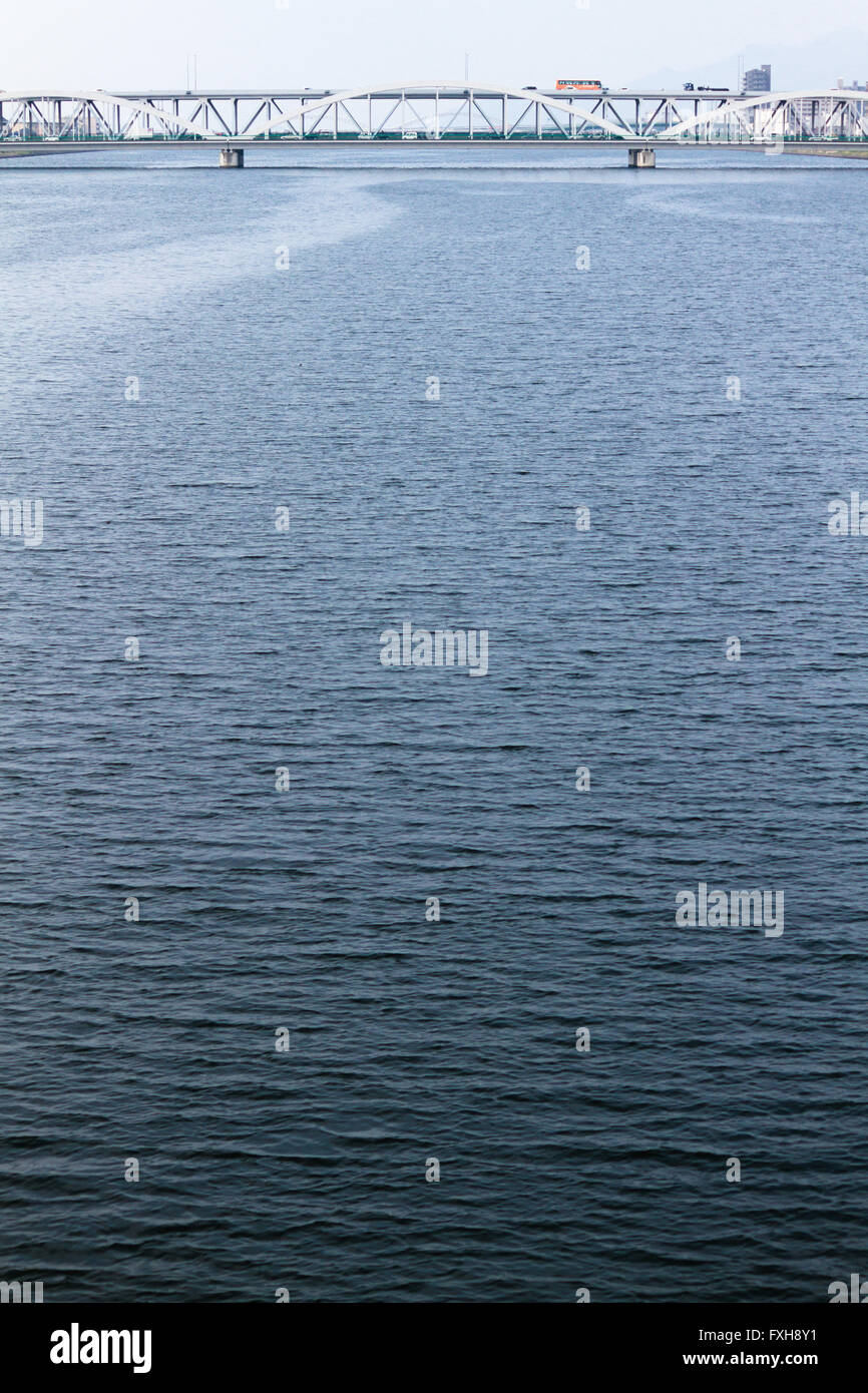 Truss bridge across Aioi river, Hiroshima, Japan Stock Photo - Alamy