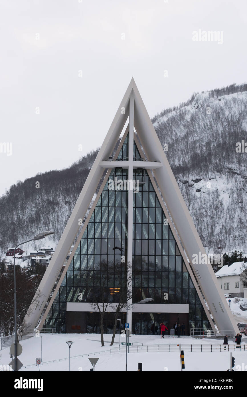 Arctic cathedral tromso hi-res stock photography and images - Alamy
