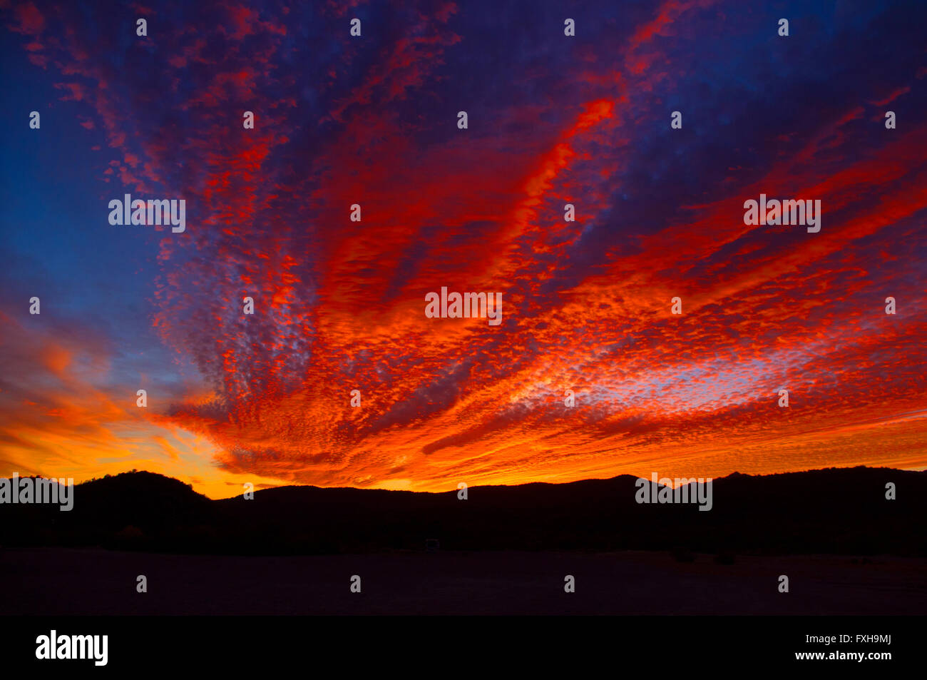 Fiery sunset hi-res stock photography and images - Alamy