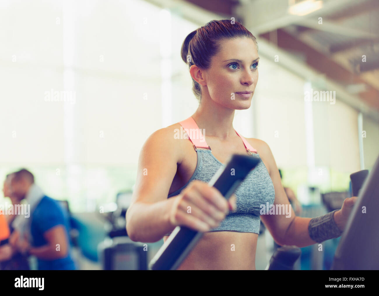 Woman cross fit trainer hi-res stock photography and images - Alamy
