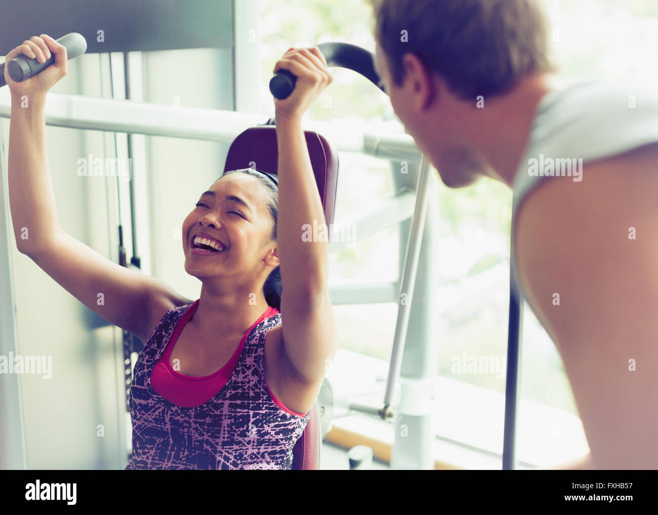 Exercise gym candid hi-res stock photography and images - Alamy