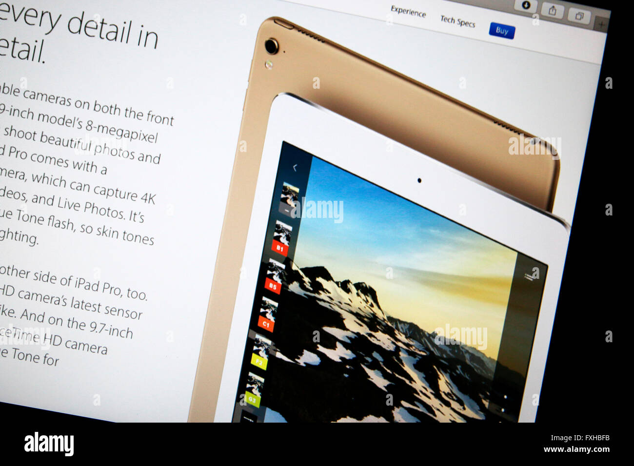 Ipad pro tablet hi-res stock photography and images - Alamy