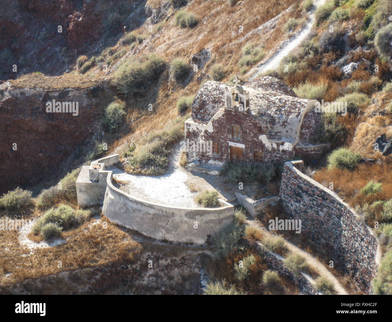 Dry stone wall greek islands hi-res stock photography and images - Alamy