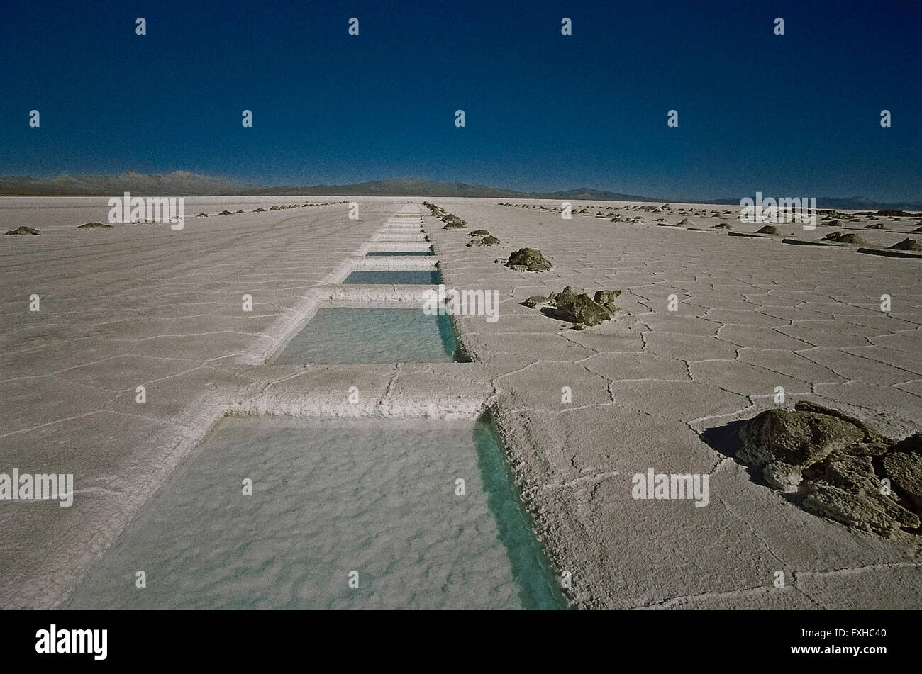 Salinas Grandes - in Salta Province, North Argentina Stock Photo - Alamy