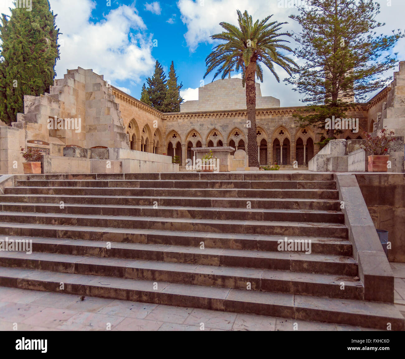 Church of the Pater Noster, Mount of Olives, Jerusalem, Israel Stock ...