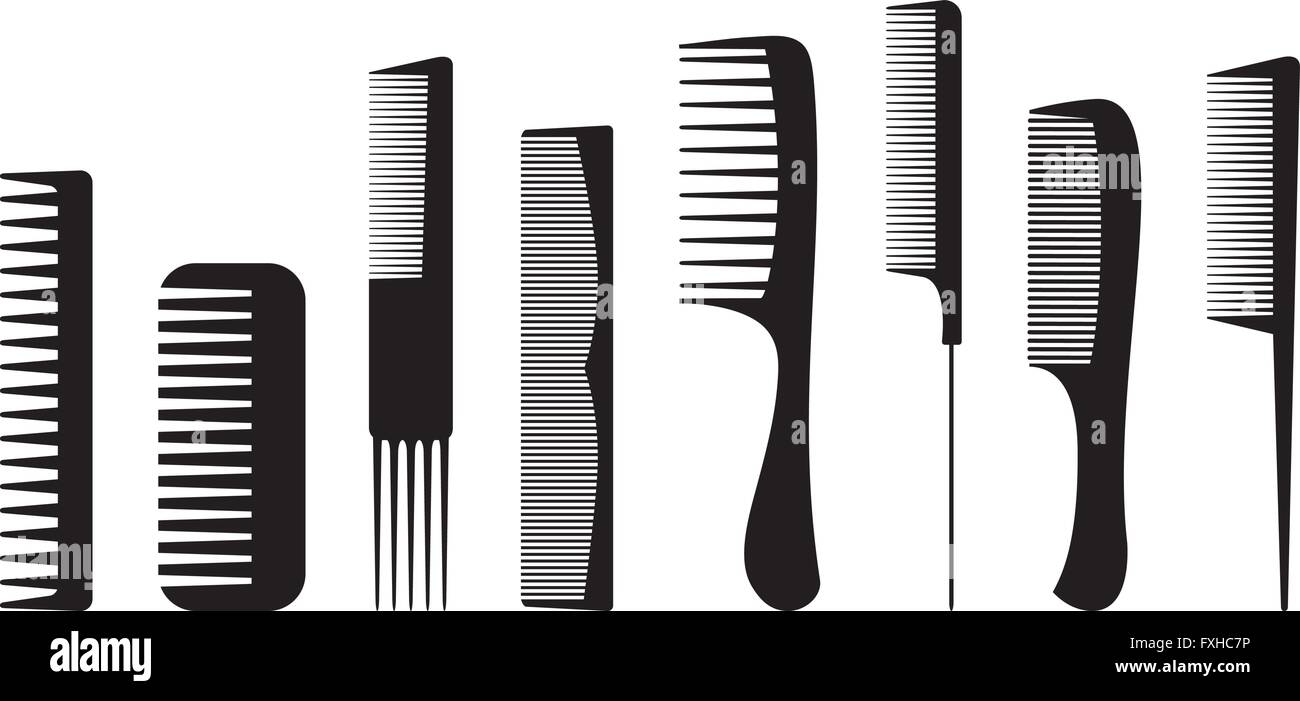 Vector comb Stock Vector Images - Alamy