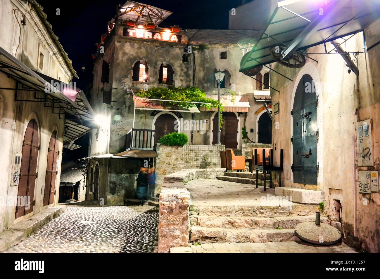 Mostar night hi-res stock photography and images - Alamy
