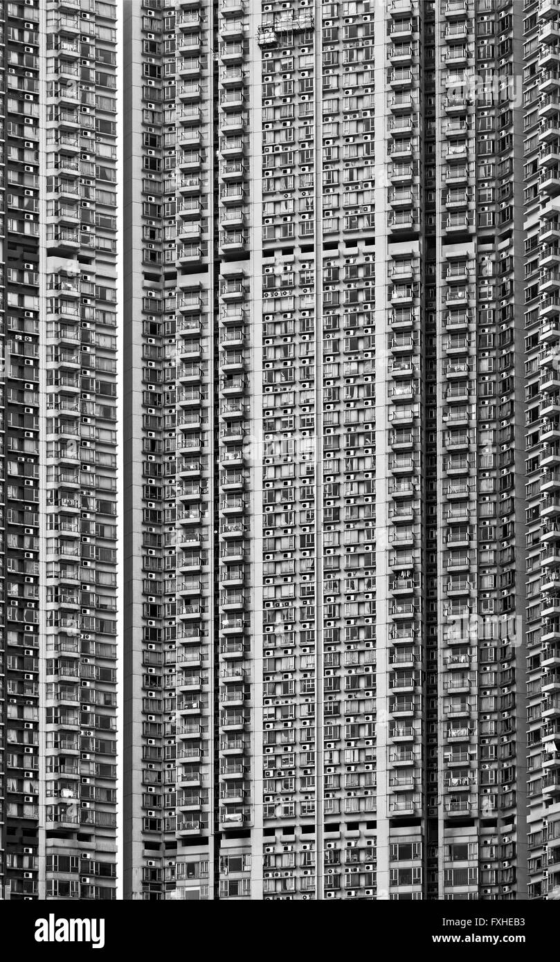 Concrete high rise Black and White Stock Photos & Images - Alamy