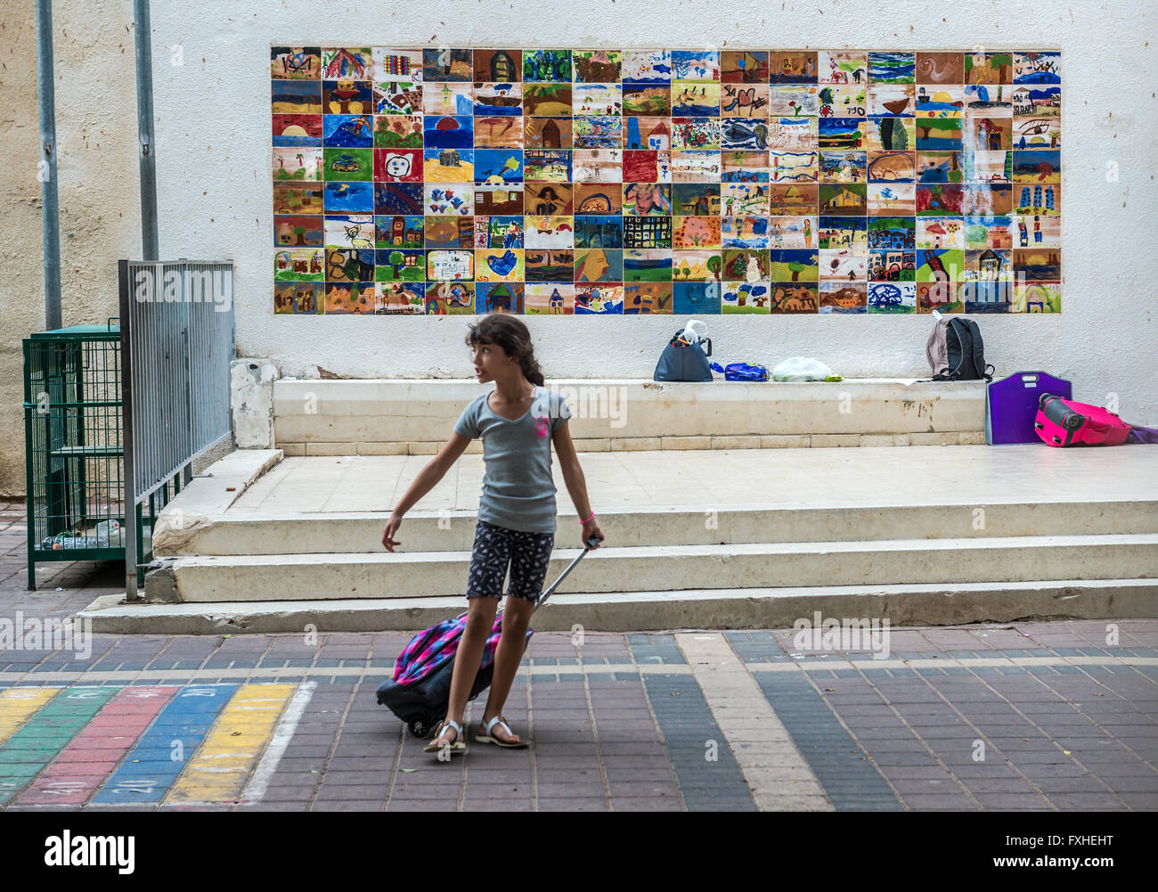 primary school in Tel Aviv city, Israel Stock Photo - Alamy