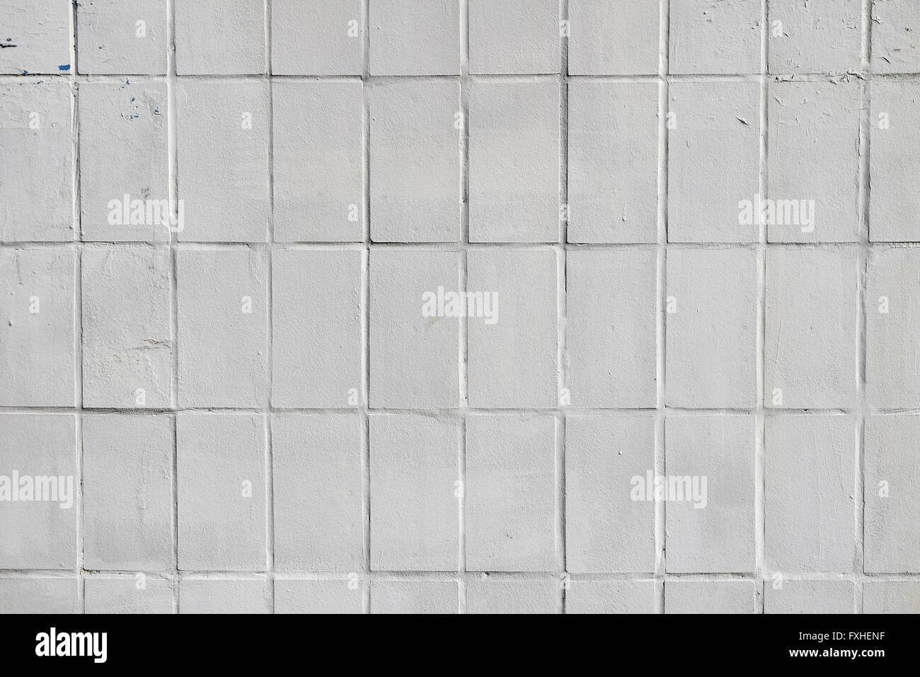 White painted ceramic tile wall pattern texture background Stock Photo ...