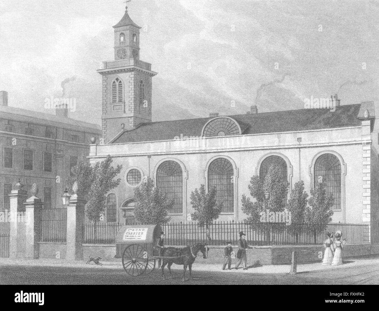 London 1830 engraving hi-res stock photography and images - Alamy