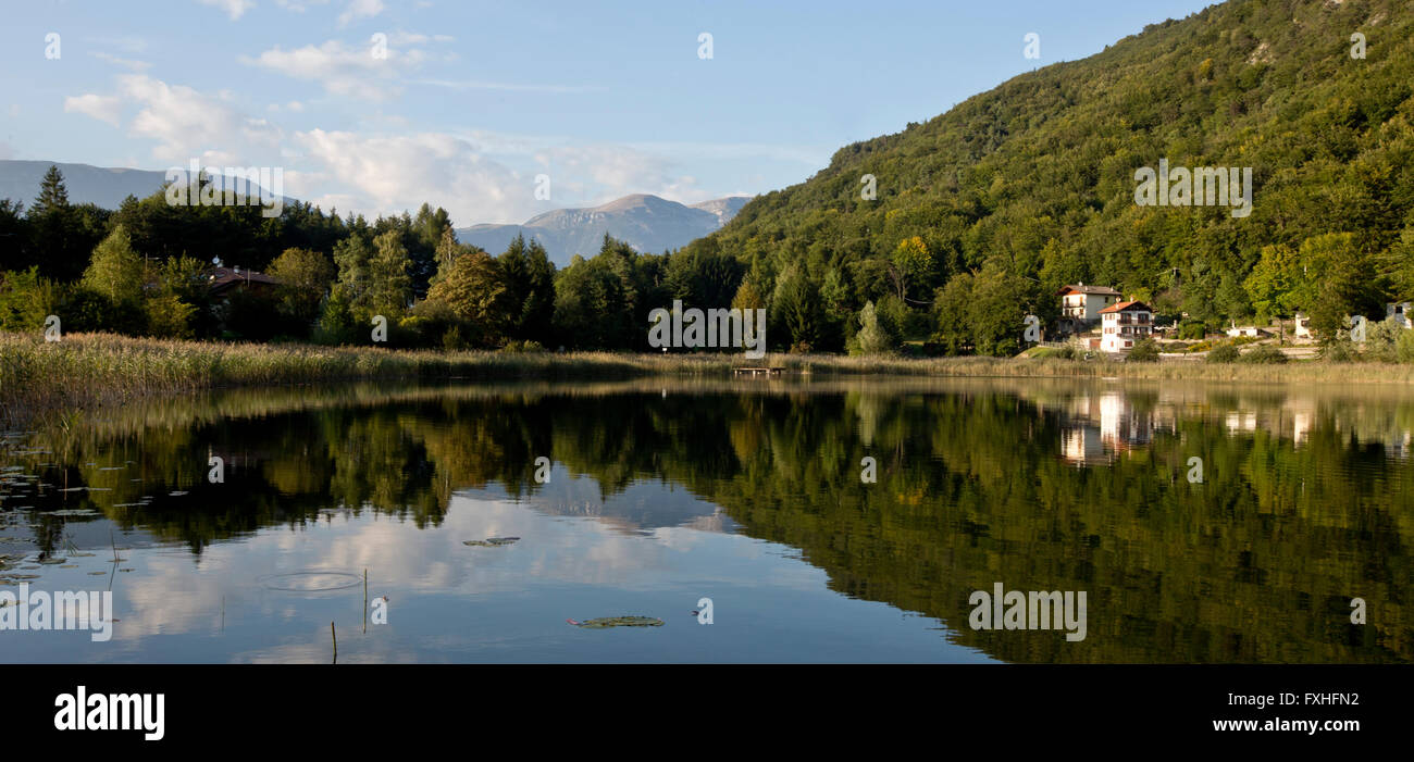 Lago di Làgolo near Trento in the Dolomites, Italy Stock Photo - Alamy
