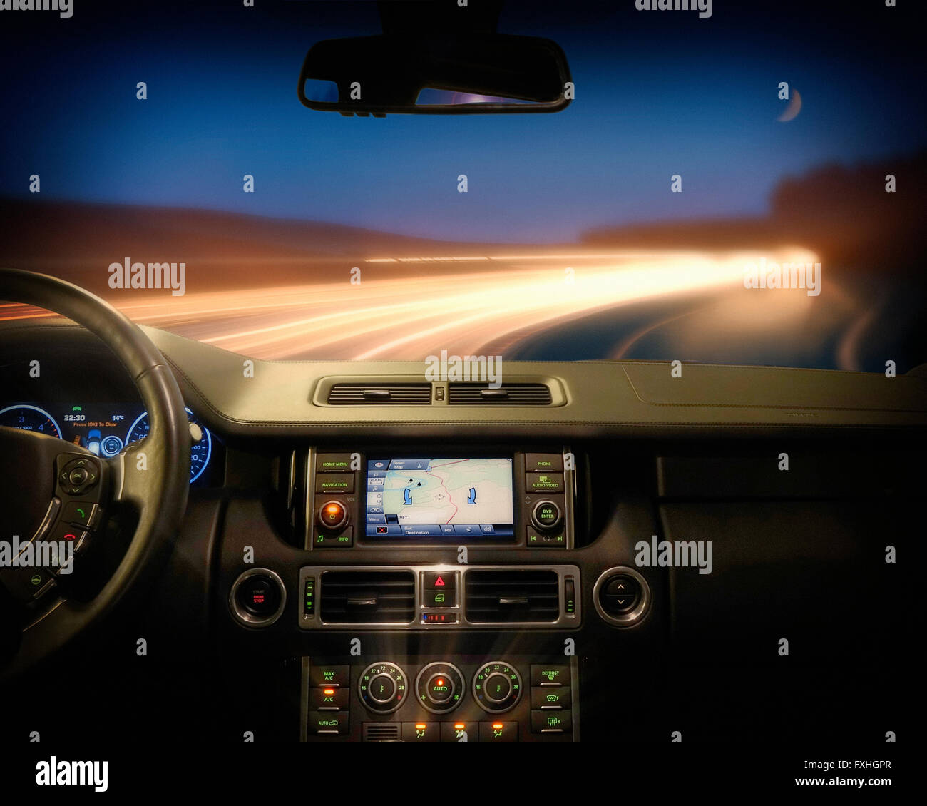 MOTORING CONCEPT: Night Drive Stock Photo - Alamy