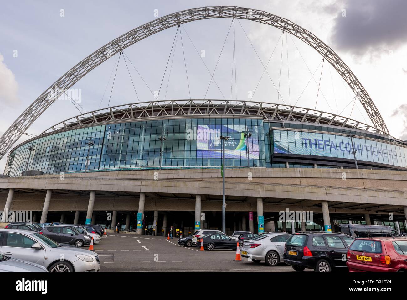 Wembley Stadium the national football stadium in london England UK ...