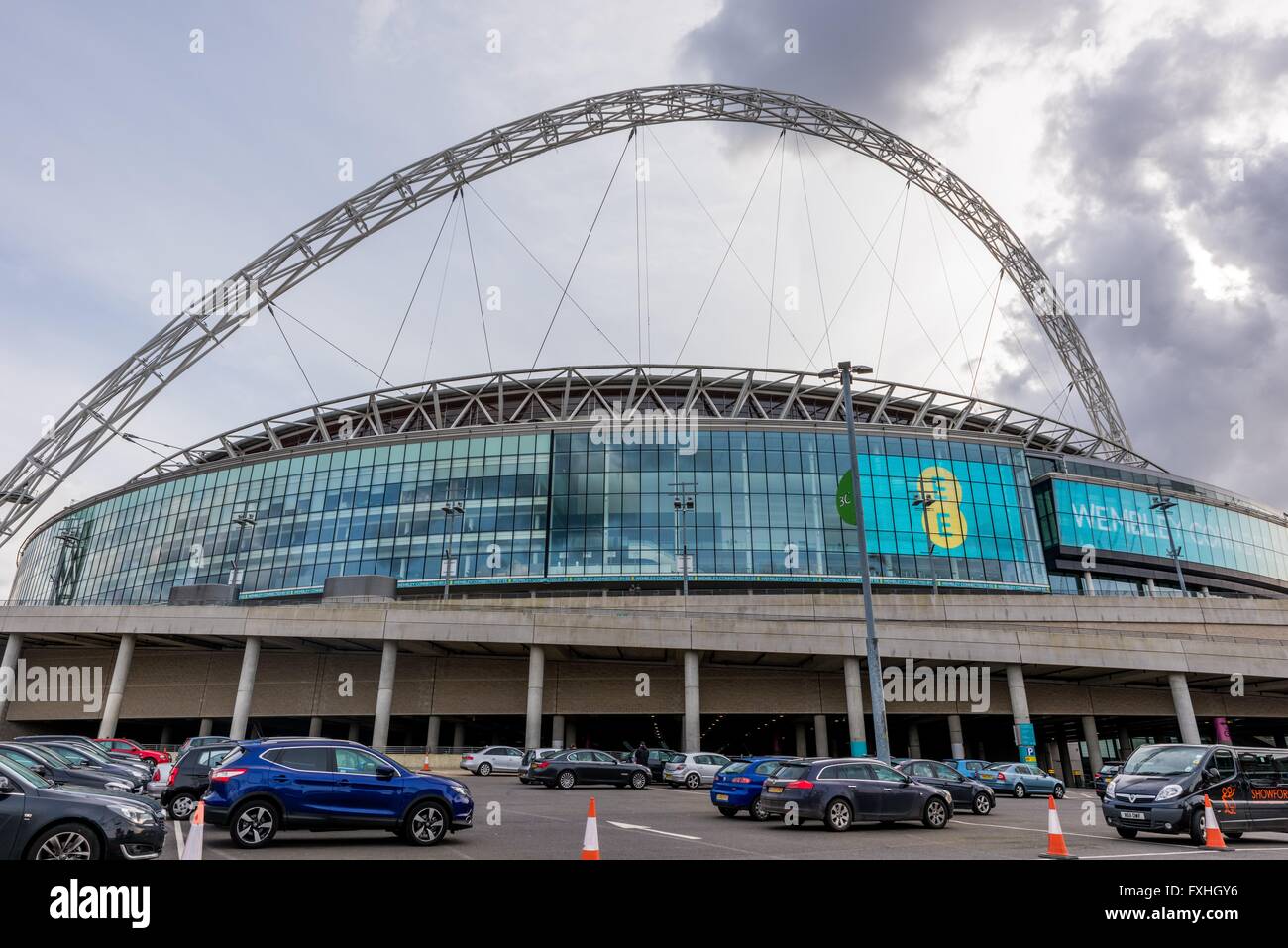 Wembley Stadium the national football stadium in london England UK ...
