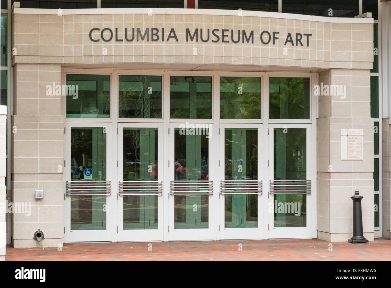 The Columbia Art Museum on Assembly Street in Columbia, SC Stock Photo ...