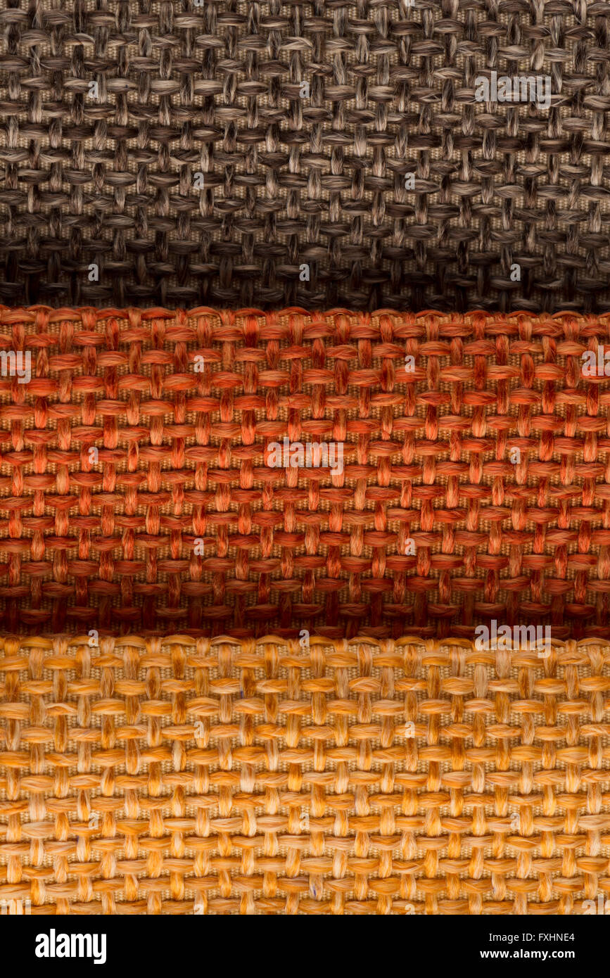 Closeup detail of multi color fabric texture samples Stock Photo - Alamy