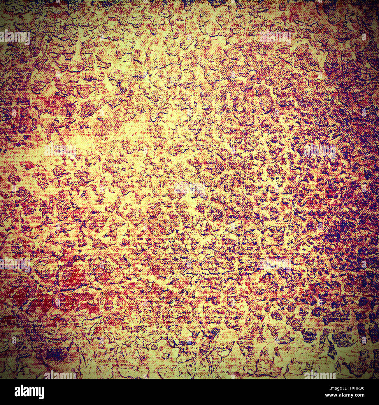 Grunge canvas texture with vignette Stock Photo - Alamy