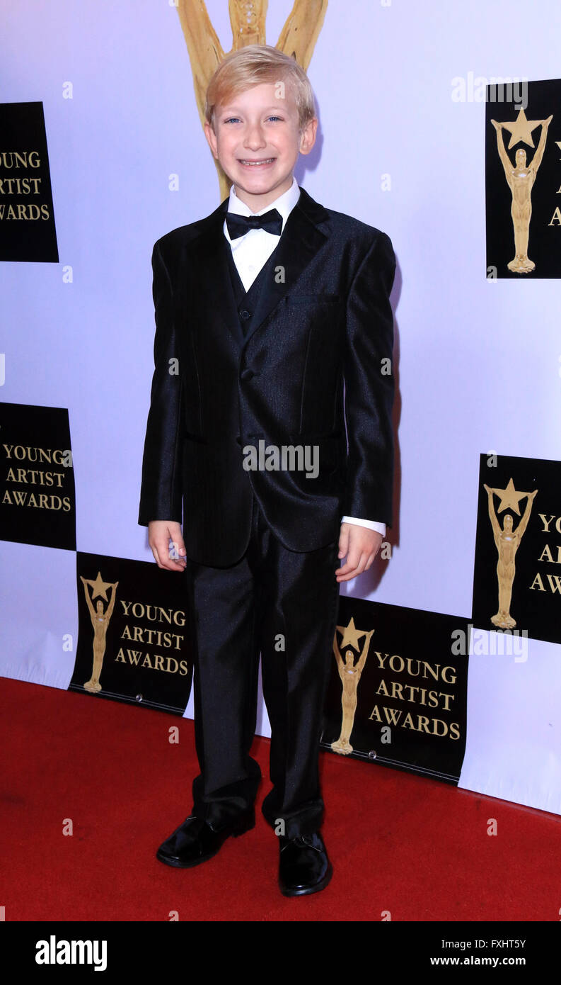 37th Annual Young Artist Awards Featuring: Hunter Fischer Where: Studio ...