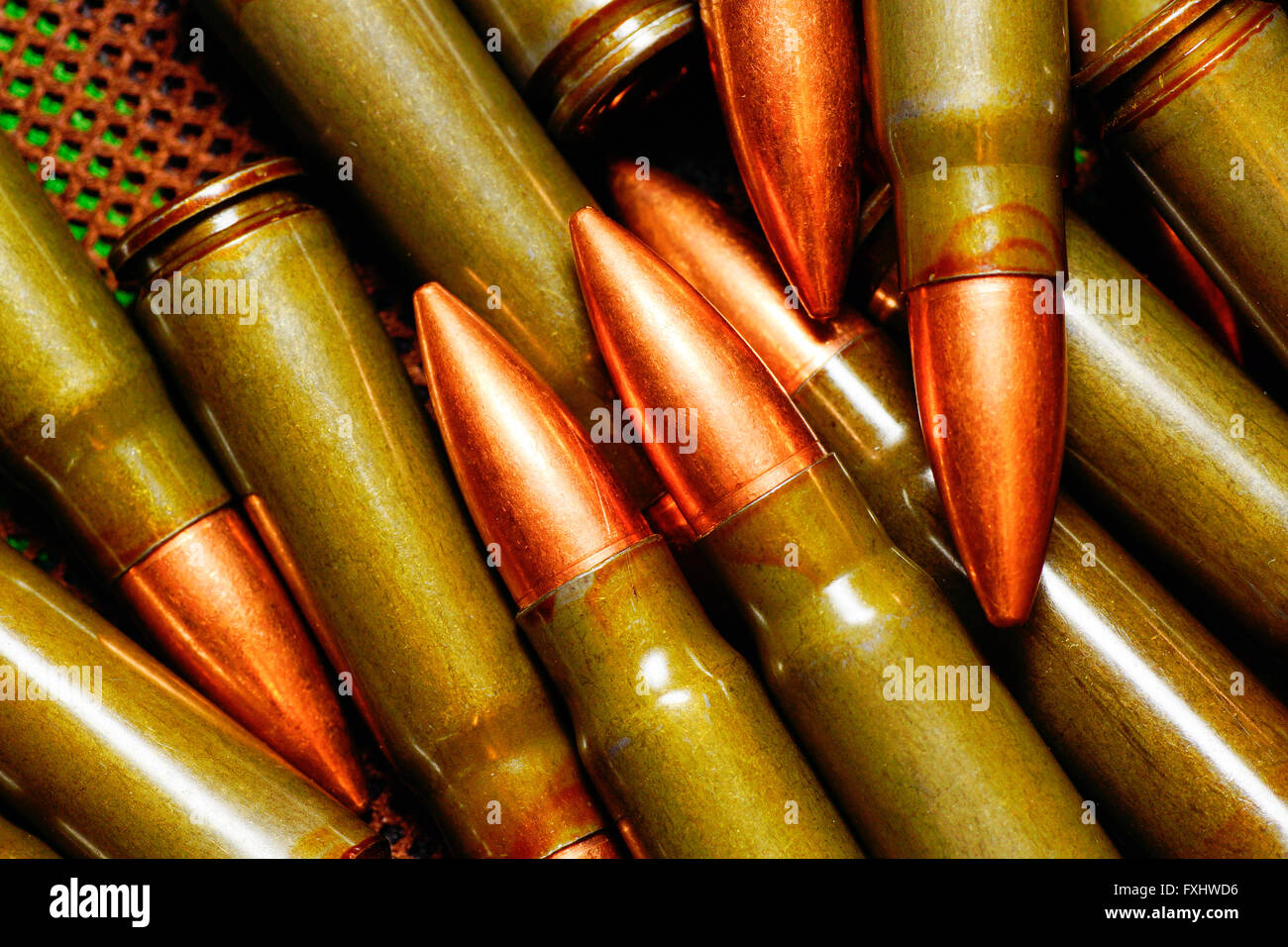 russian rifle and machine gun ammo Stock Photo - Alamy