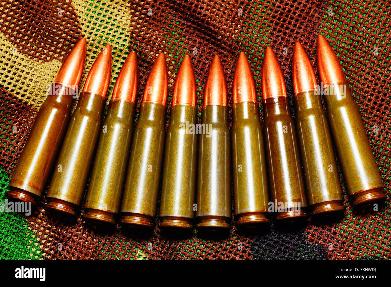 russian rifle and machine gun ammo Stock Photo - Alamy
