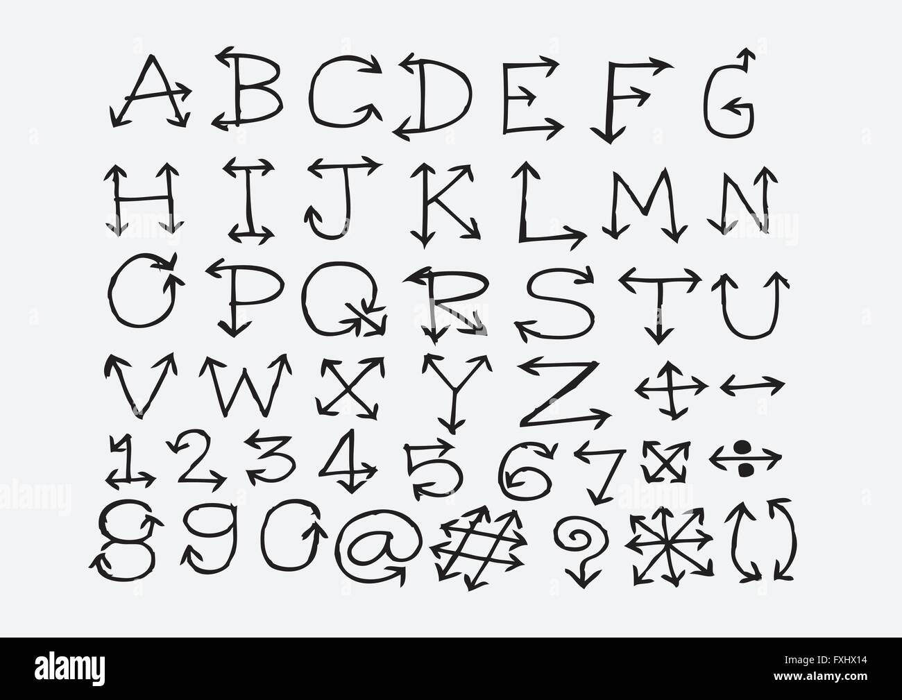 Decoding the Arrows: Alphabet with Arrows Trend