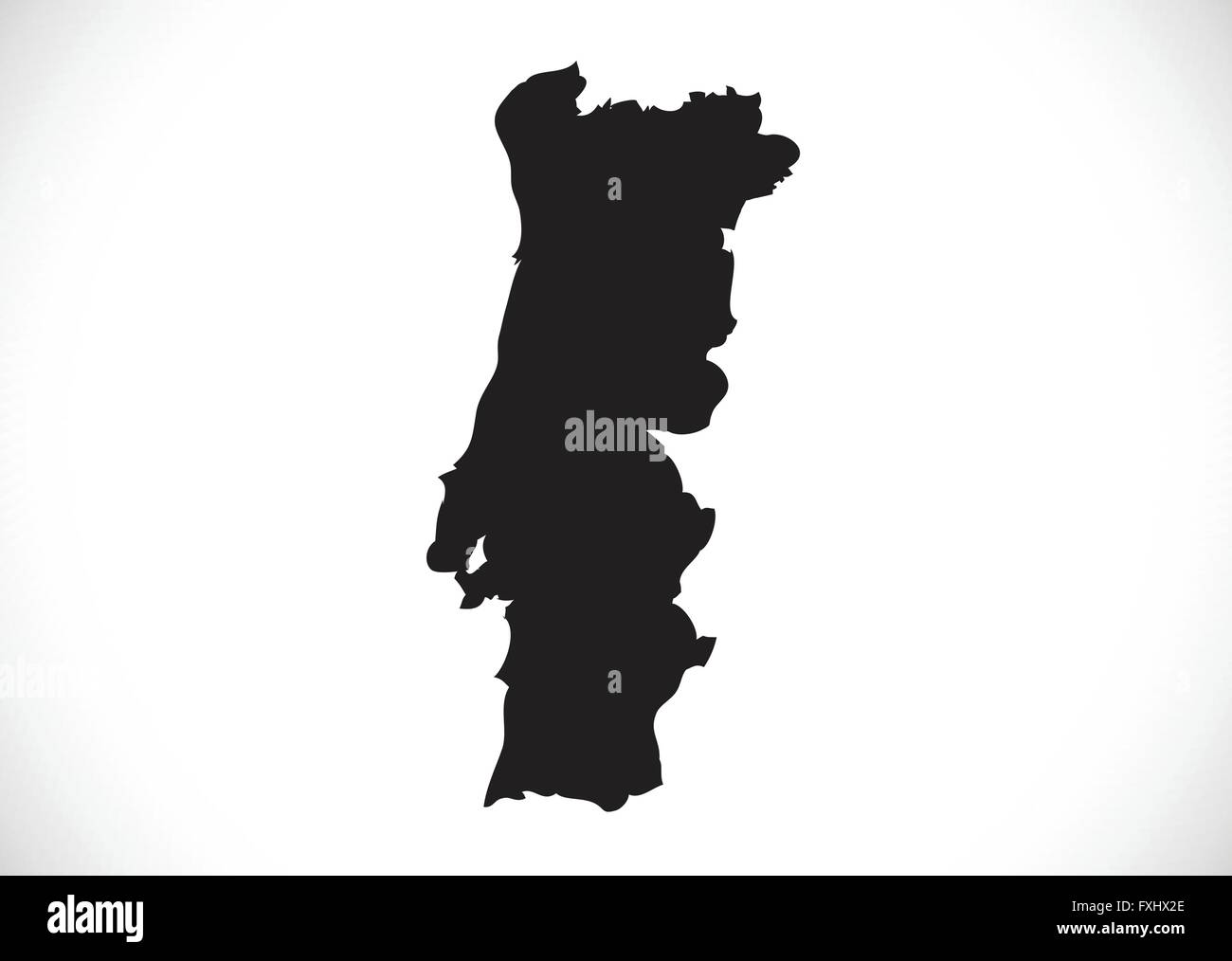 Map of portugal map Stock Vector Images - Alamy