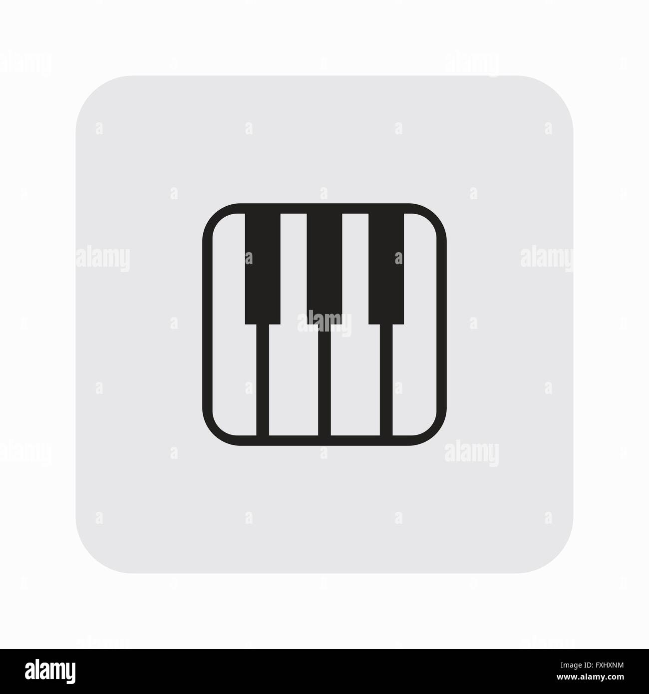 Pictograph Of Music Keyboard Stock Vector Image And Art Alamy