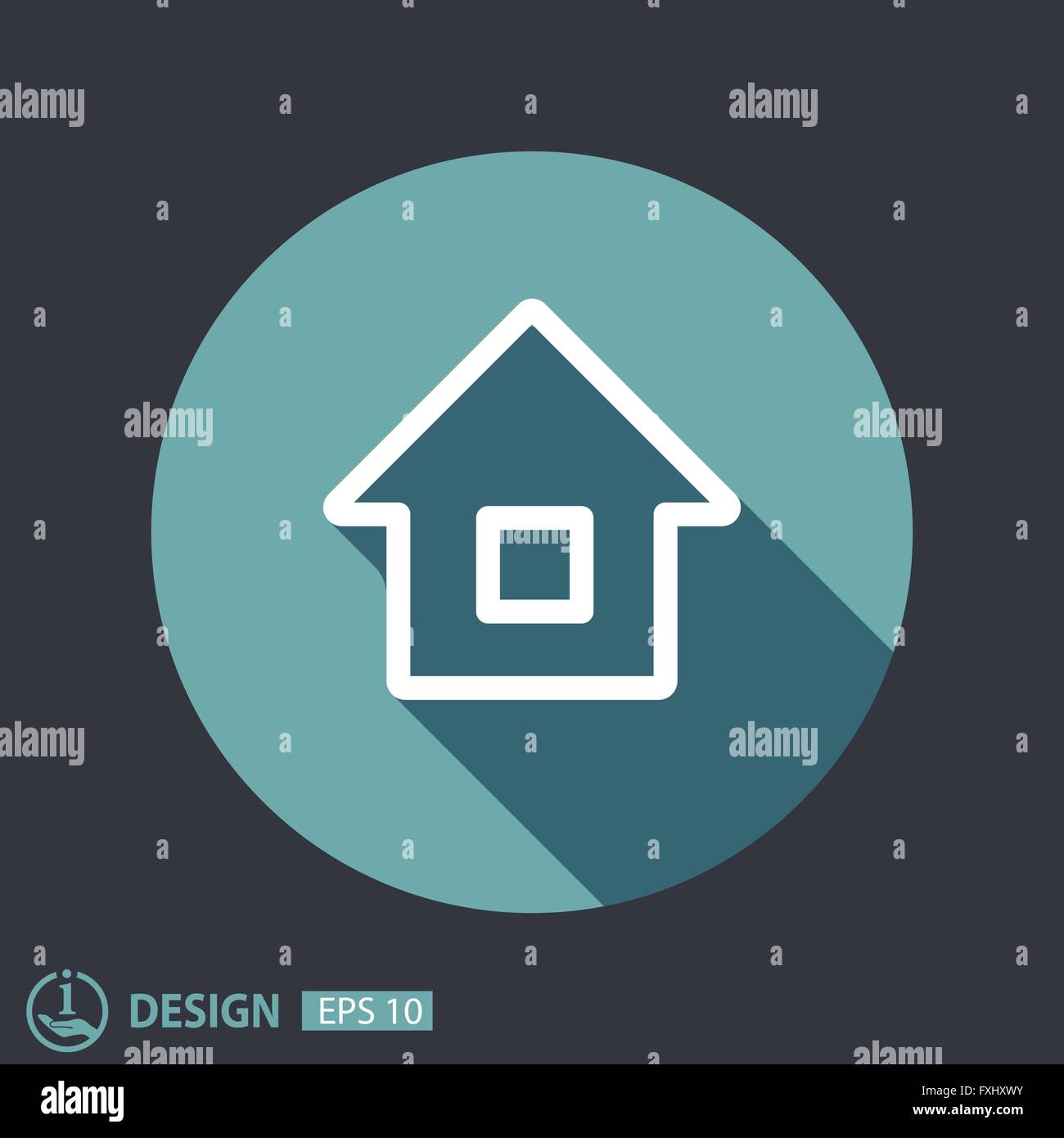 Pictograph of home Stock Vector Image & Art - Alamy