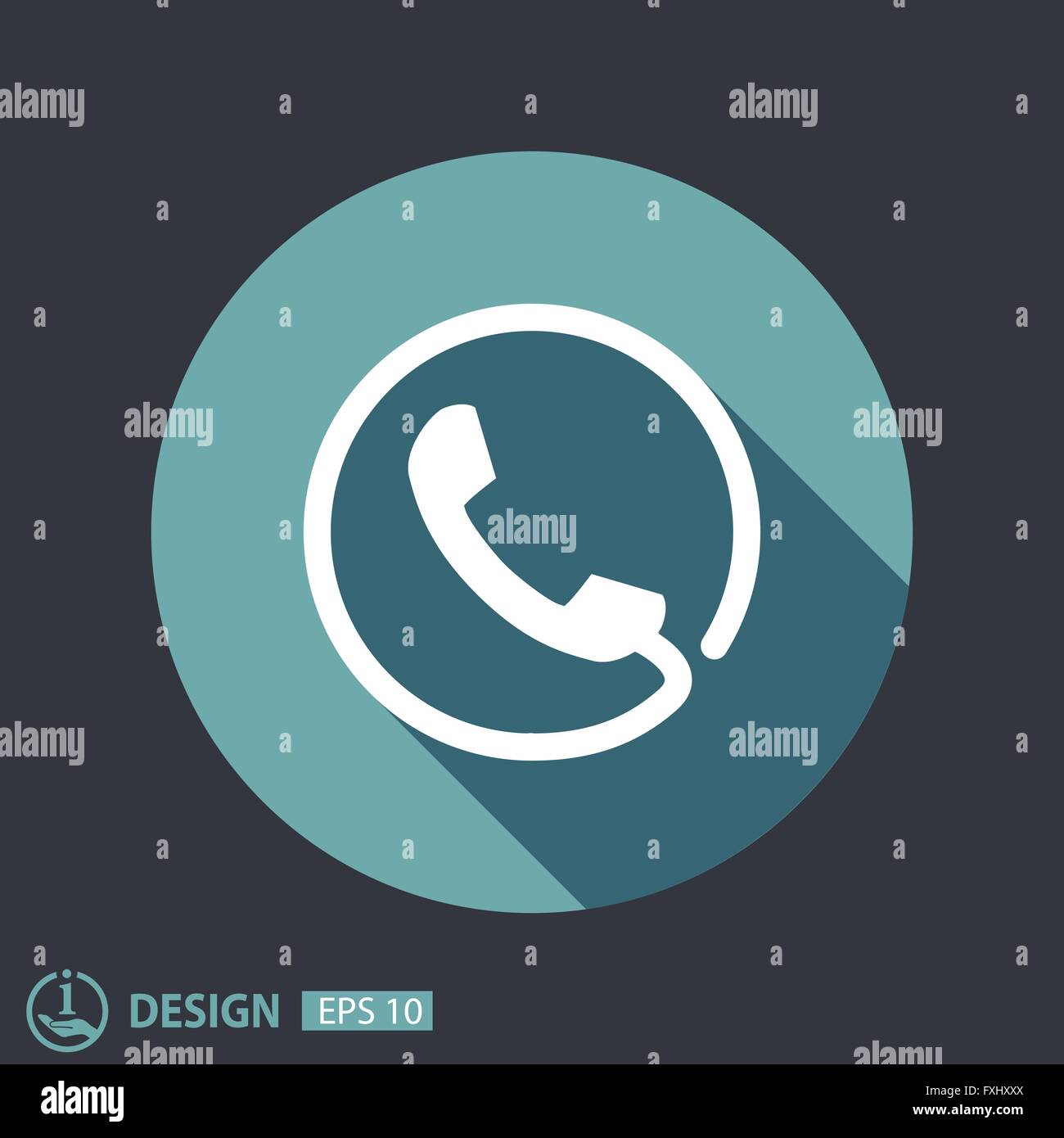 Pictograph of phone Stock Vector Image & Art - Alamy