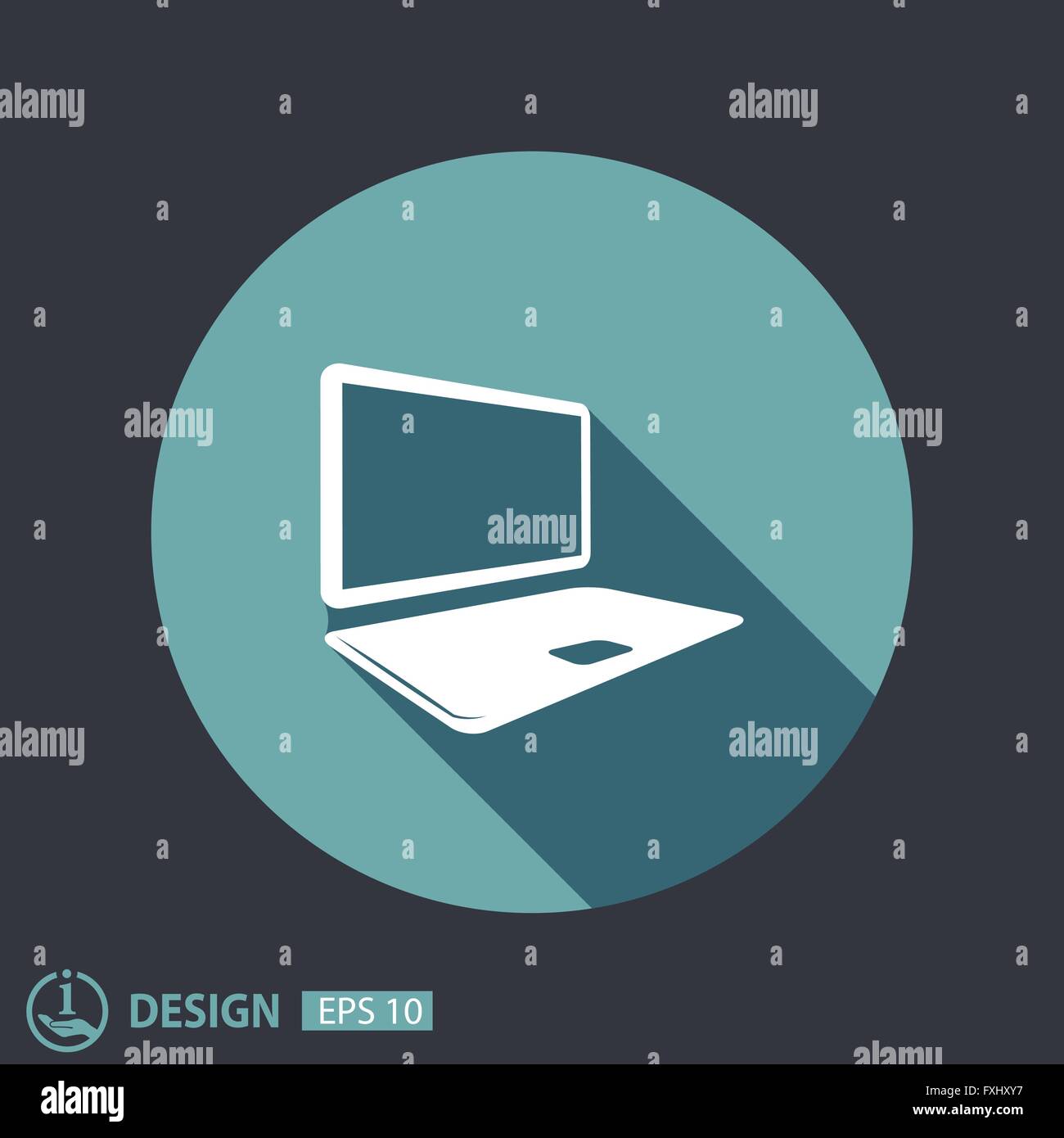 Pictograph of computer Stock Vector Image & Art - Alamy