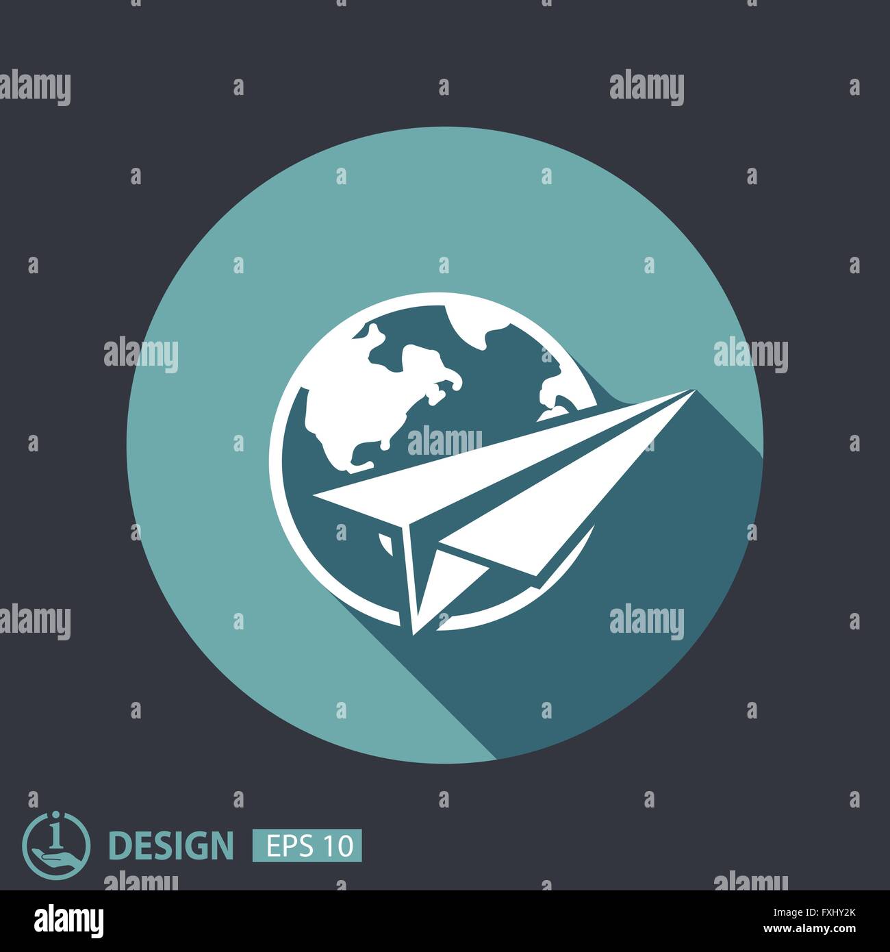 Pictograph of airplane Stock Vector Image & Art - Alamy