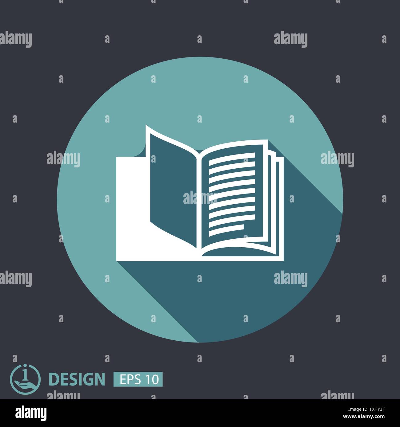 Pictograph of book Stock Vector Image & Art - Alamy