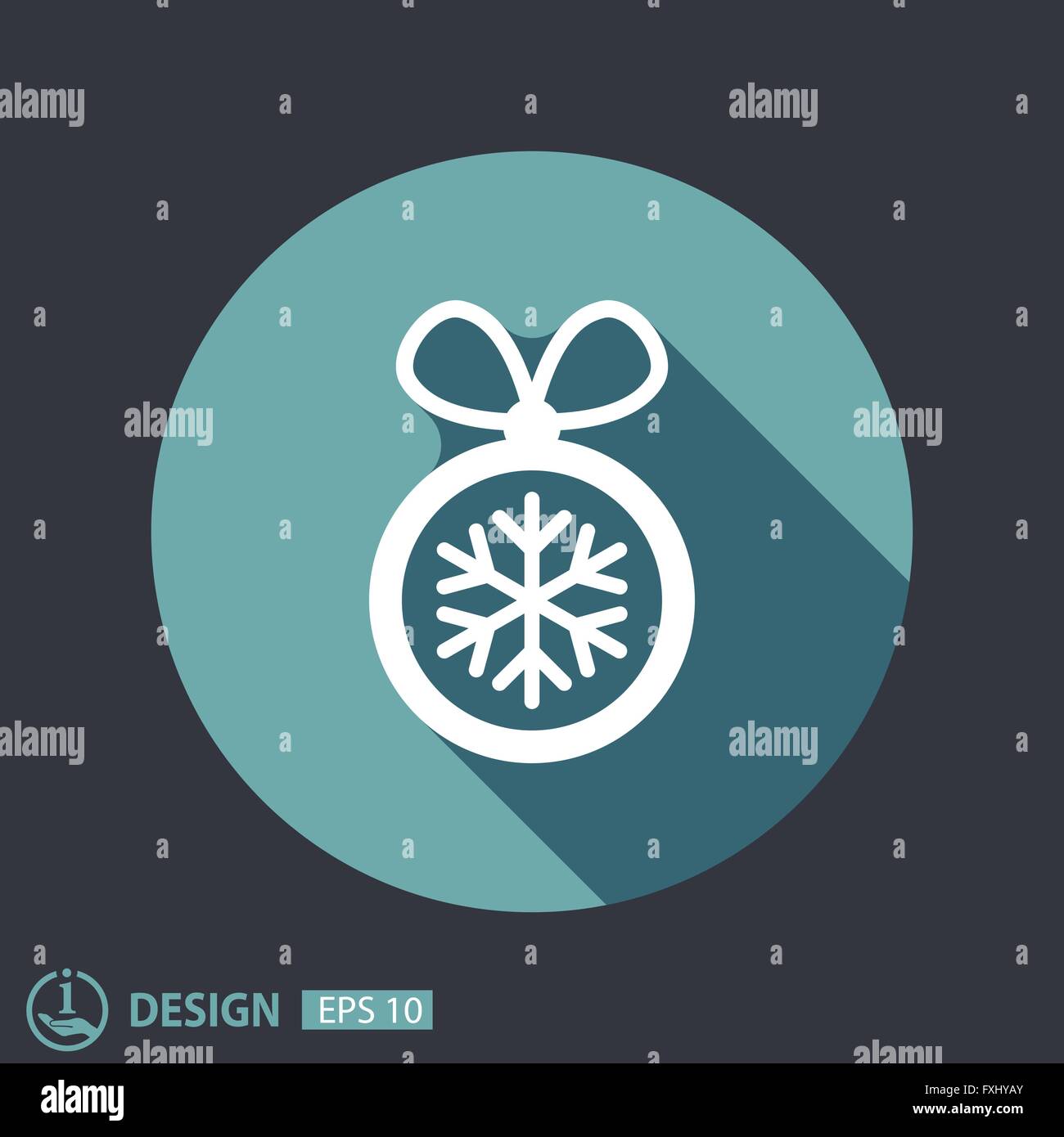 Pictograph of christmas ball Stock Vector Image & Art - Alamy