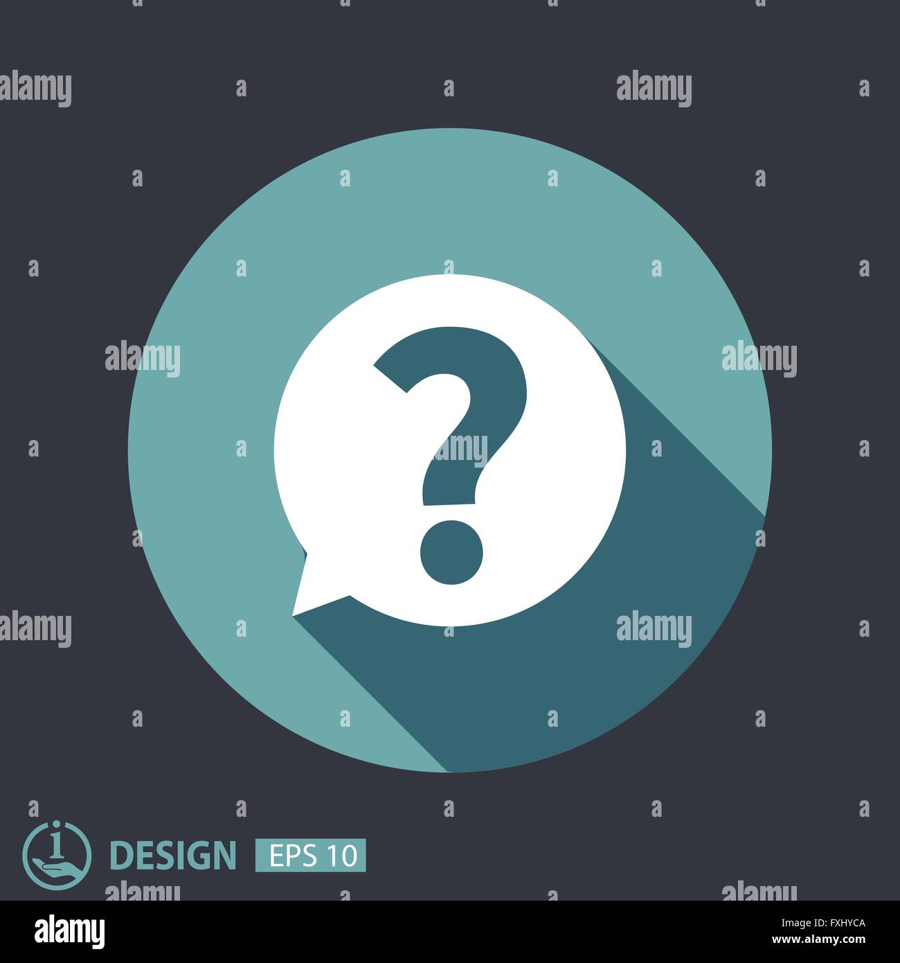 Pictograph of question mark Stock Vector Image & Art - Alamy