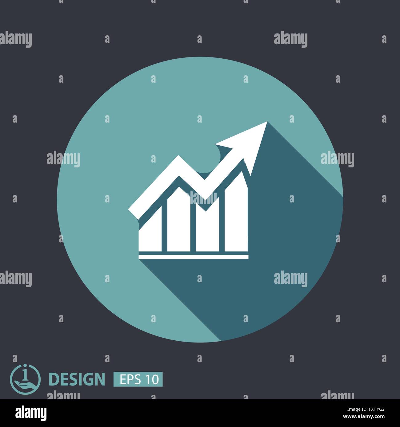 Pictograph of graph Stock Vector Image & Art - Alamy