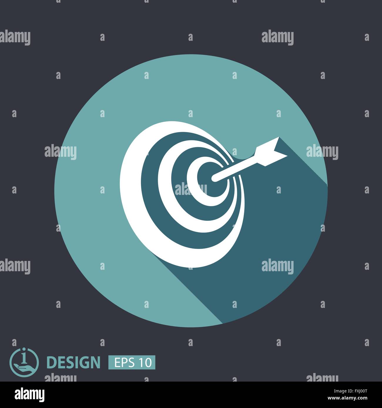 Pictograph of target Stock Vector Image & Art - Alamy