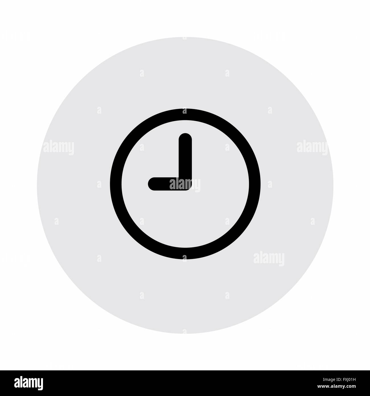 Pictograph of clock Stock Vector Image & Art - Alamy