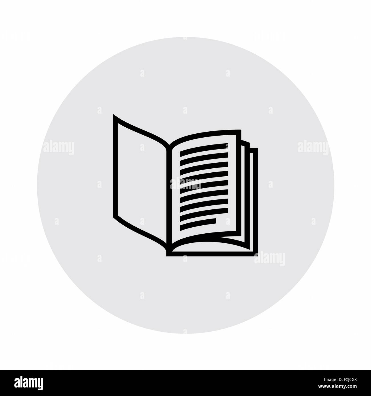 Pictograph of book Stock Vector Image & Art - Alamy