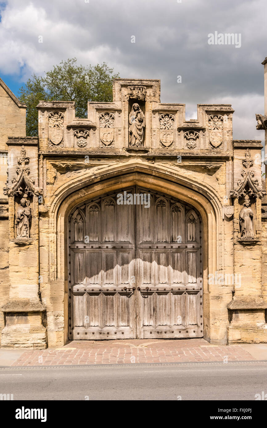 Medieval architecture in Oxford, Oxfordshire, England,UK Stock Photo ...