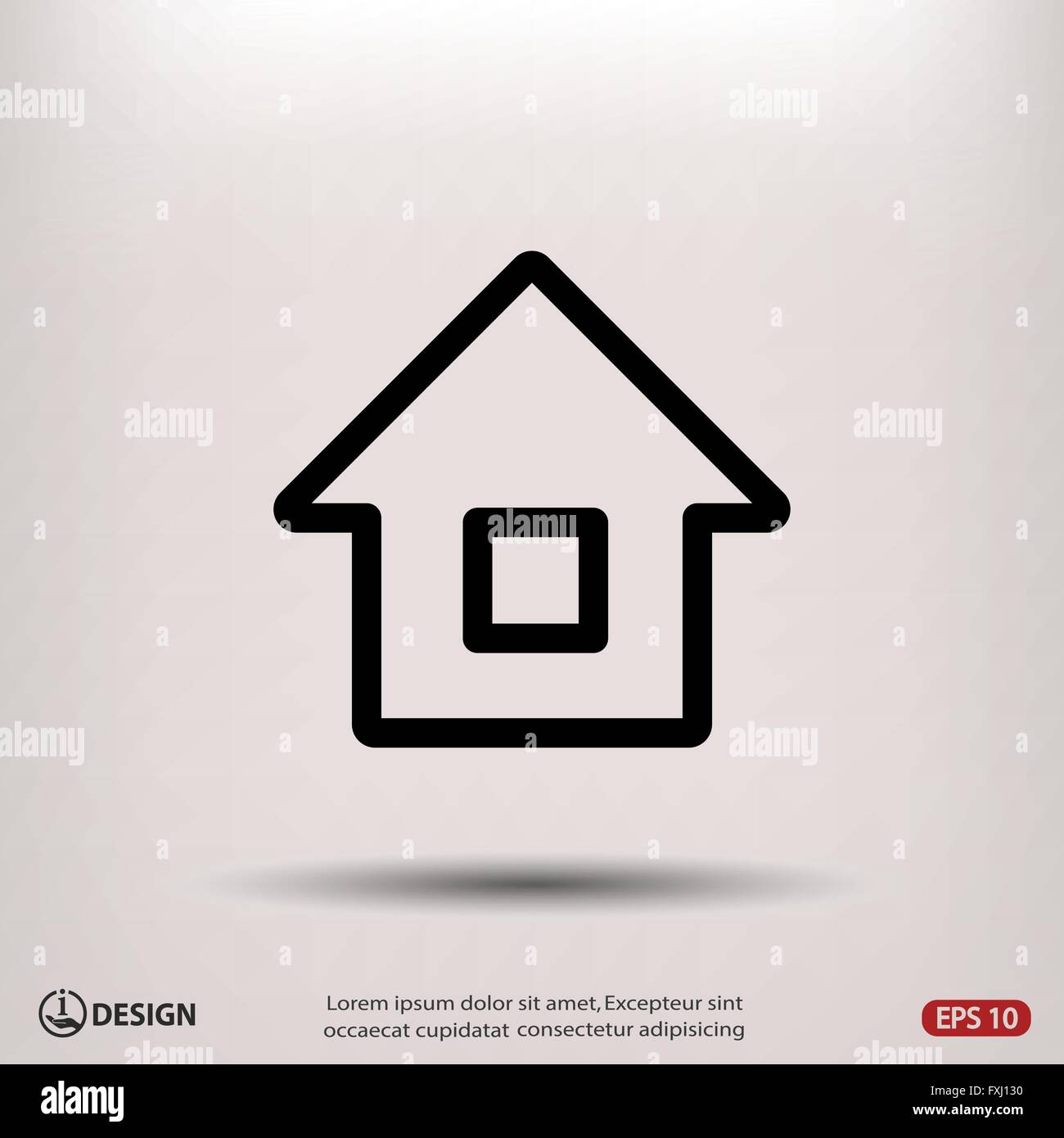 Pictograph of home Stock Vector Image & Art - Alamy