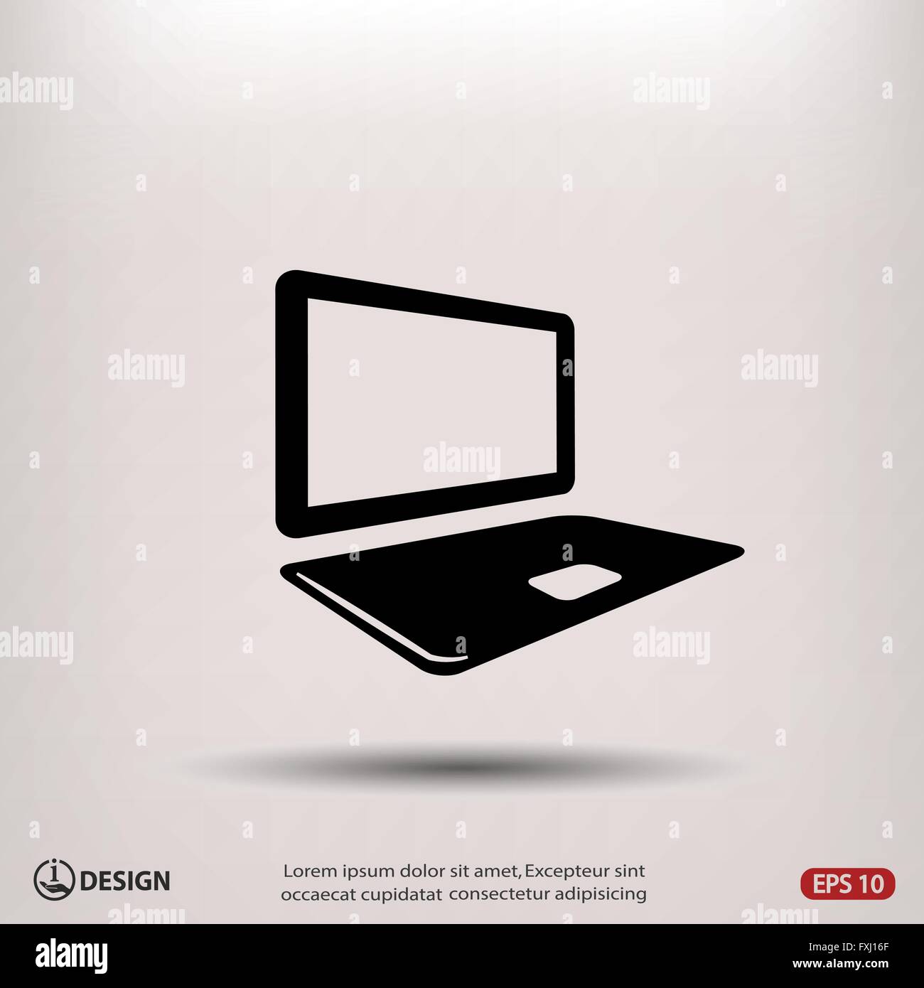 Pictograph of computer Stock Vector Image & Art - Alamy