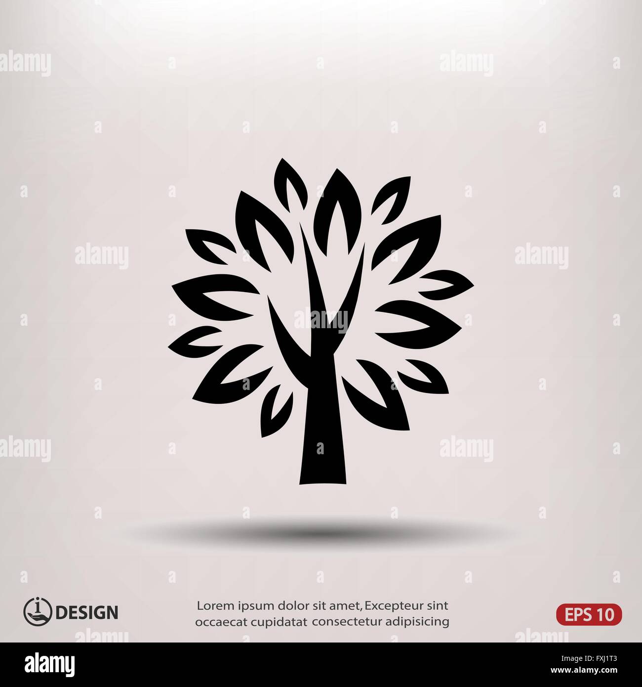 Pictograph of tree Stock Vector Image & Art - Alamy